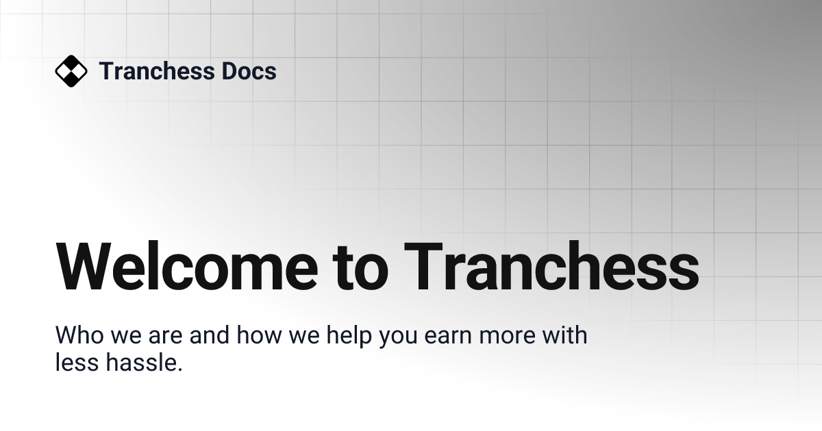 Welcome to Tranchess | Tranchess Docs